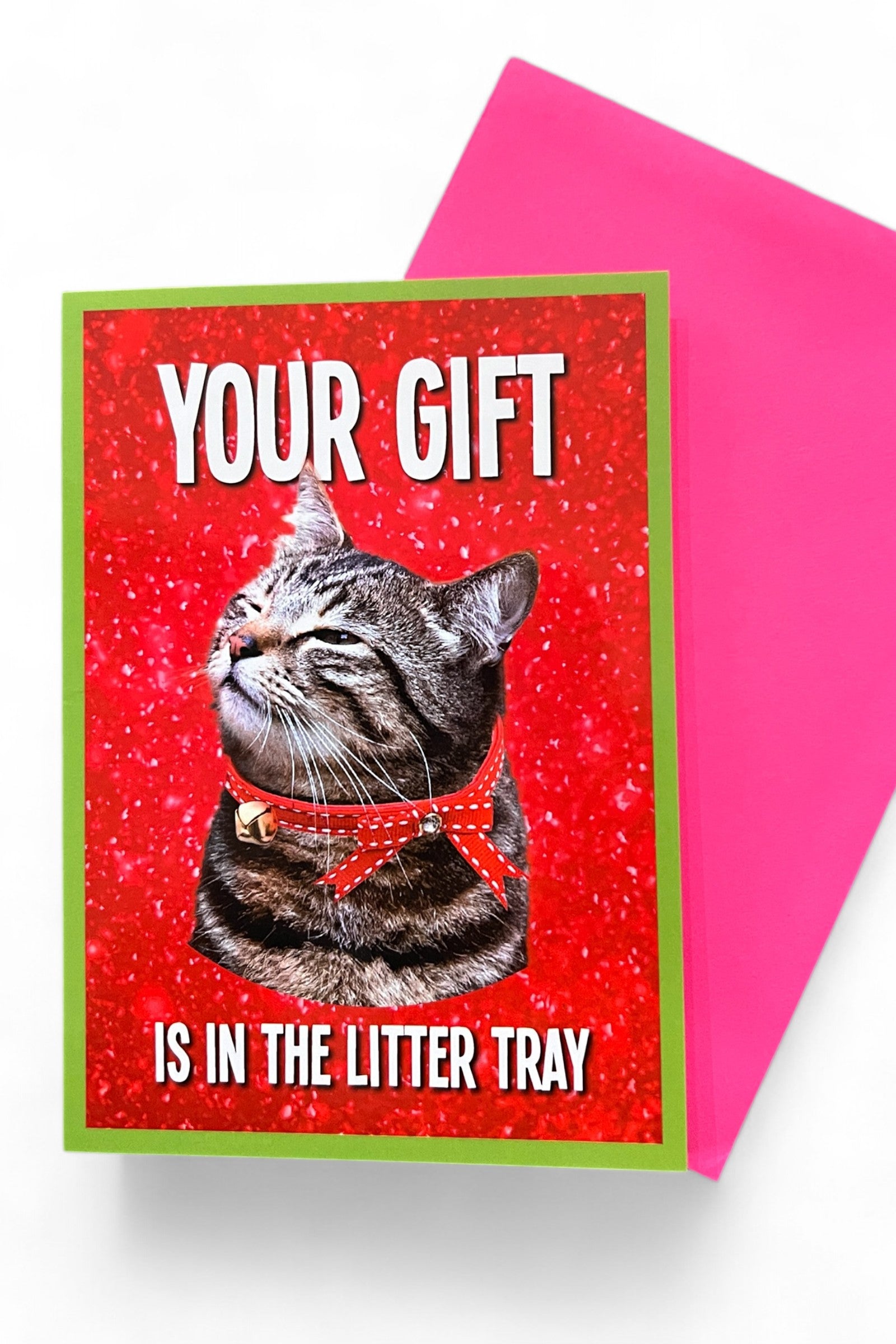 Litter Tray Gift Christmas Card – JOY